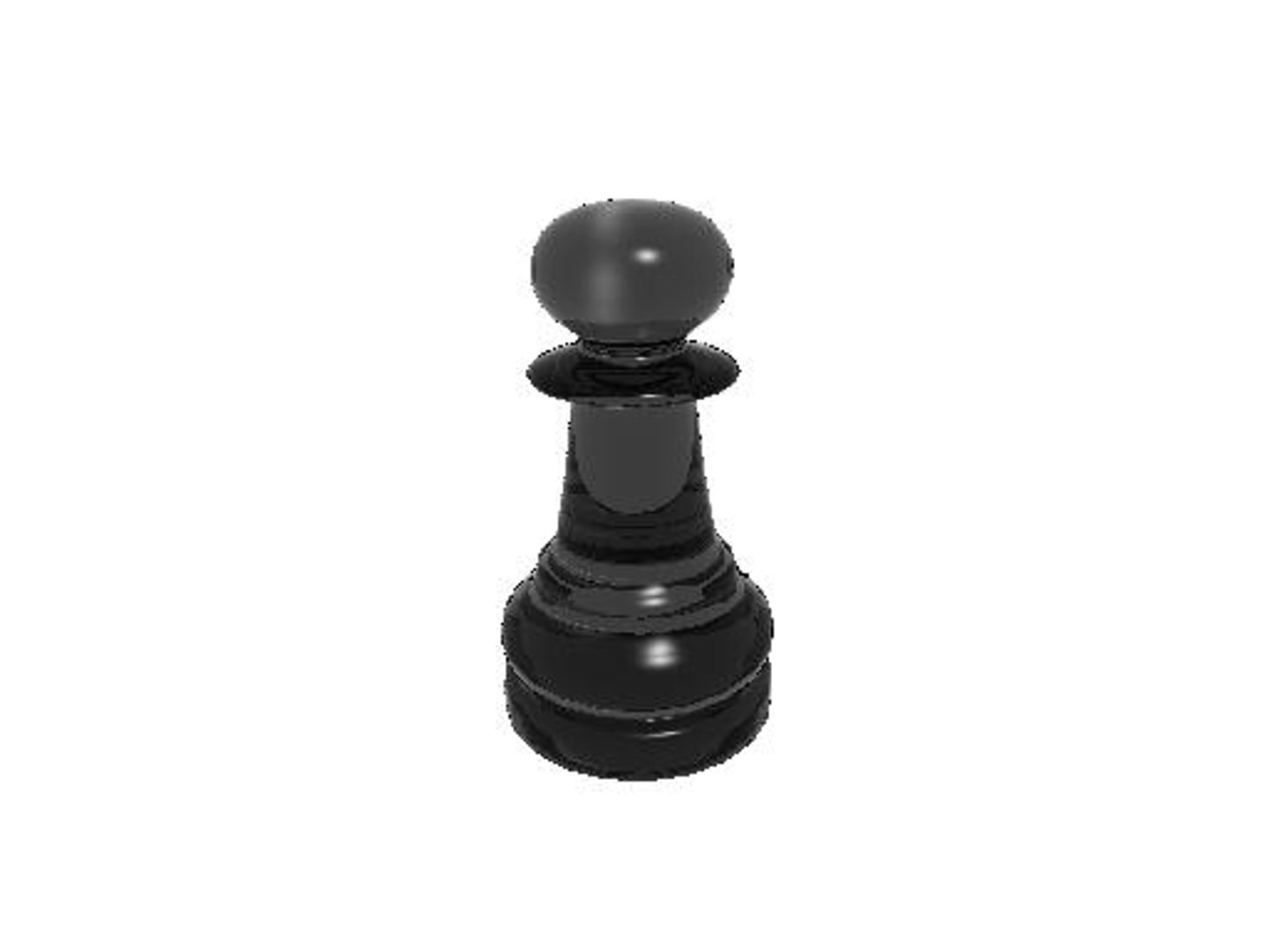 3d chess pawn model