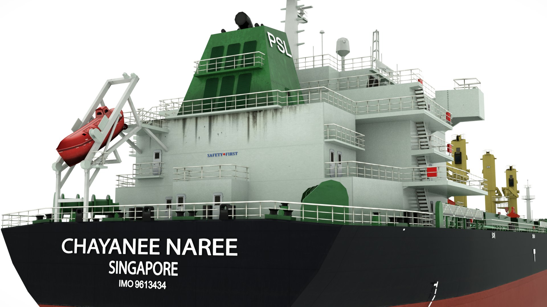 cargo vessel chayanee naree obj