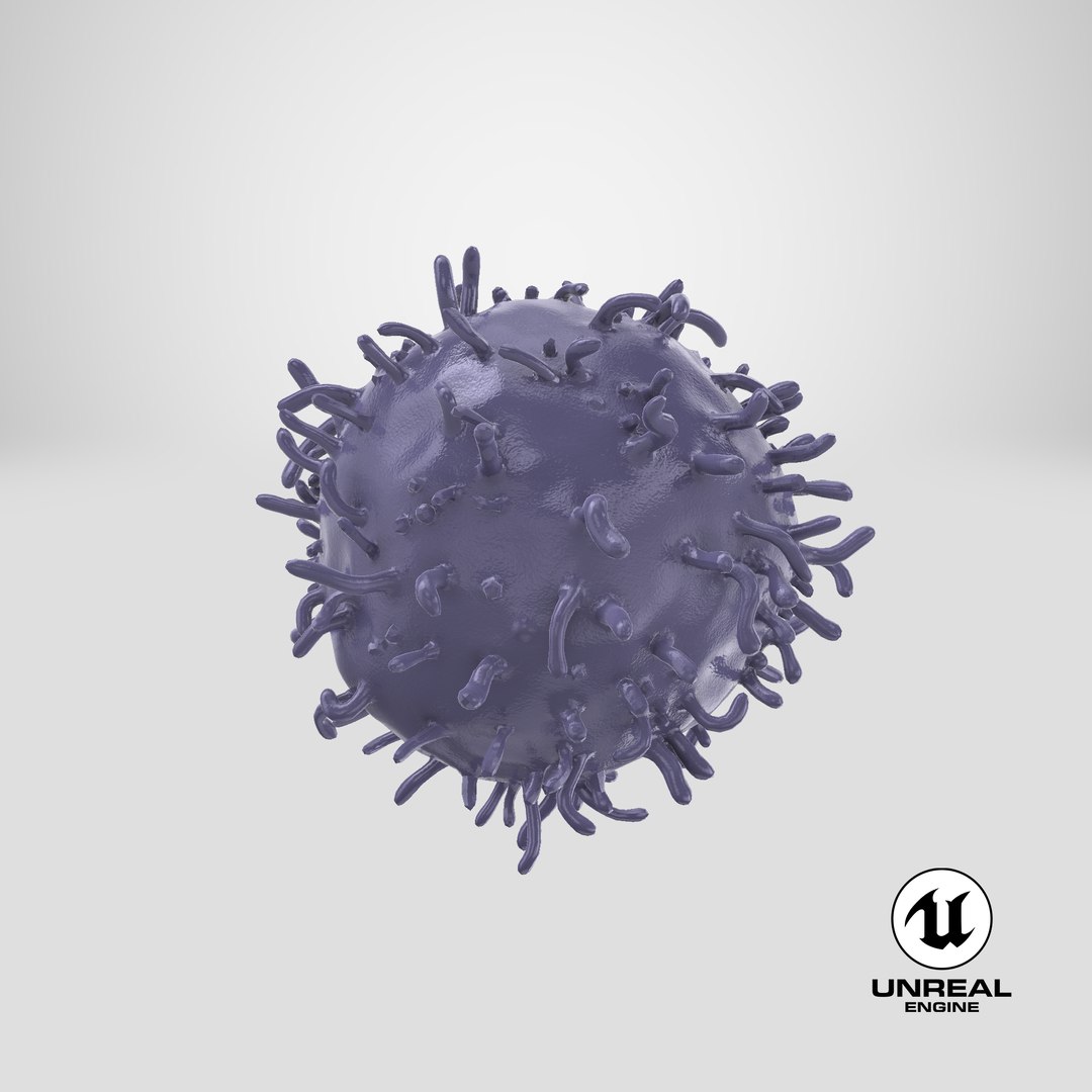 3D lymphocyte blood cell - TurboSquid 1346873