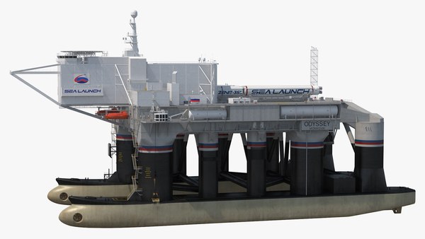 3D odyssey sea launch platform - TurboSquid 1410129