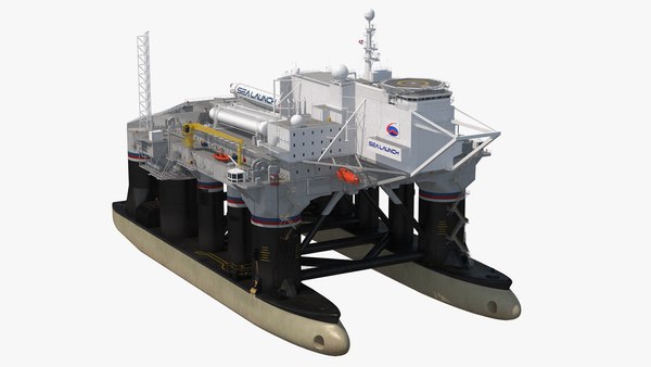 modelo 3d Odyssey Sea Launch Platform con Zenit 3SL Rocket - TurboSquid ...