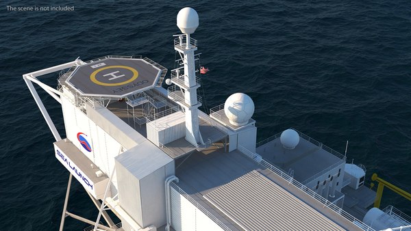 3D odyssey sea launch platform - TurboSquid 1410129