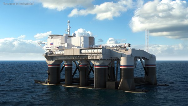 3D odyssey sea launch platform - TurboSquid 1410129