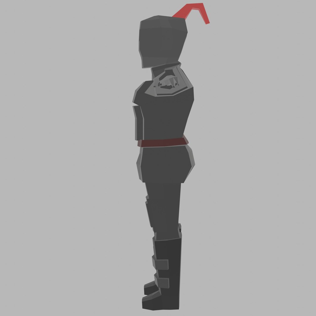 Low Poly Knight Rigged 5 3D model - TurboSquid 2166664