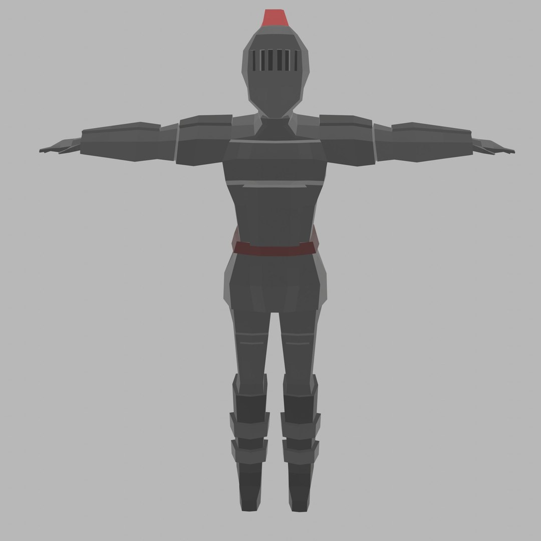 Low Poly Knight Rigged 5 3D model - TurboSquid 2166664