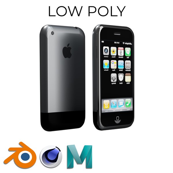 modelo 3d iPhone 1 2007 - TurboSquid 2110689
