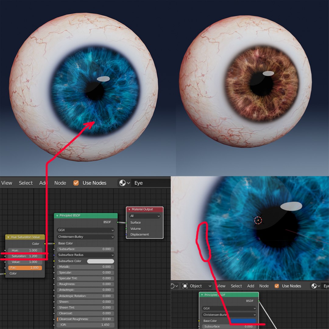 Photorealistic Human Eye 3D Model - TurboSquid 1368368