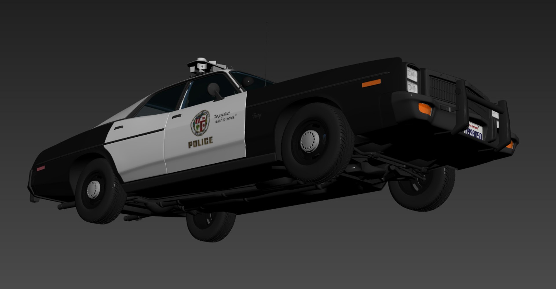 3D Plymouth Fury Police 1978 - TurboSquid 2075595