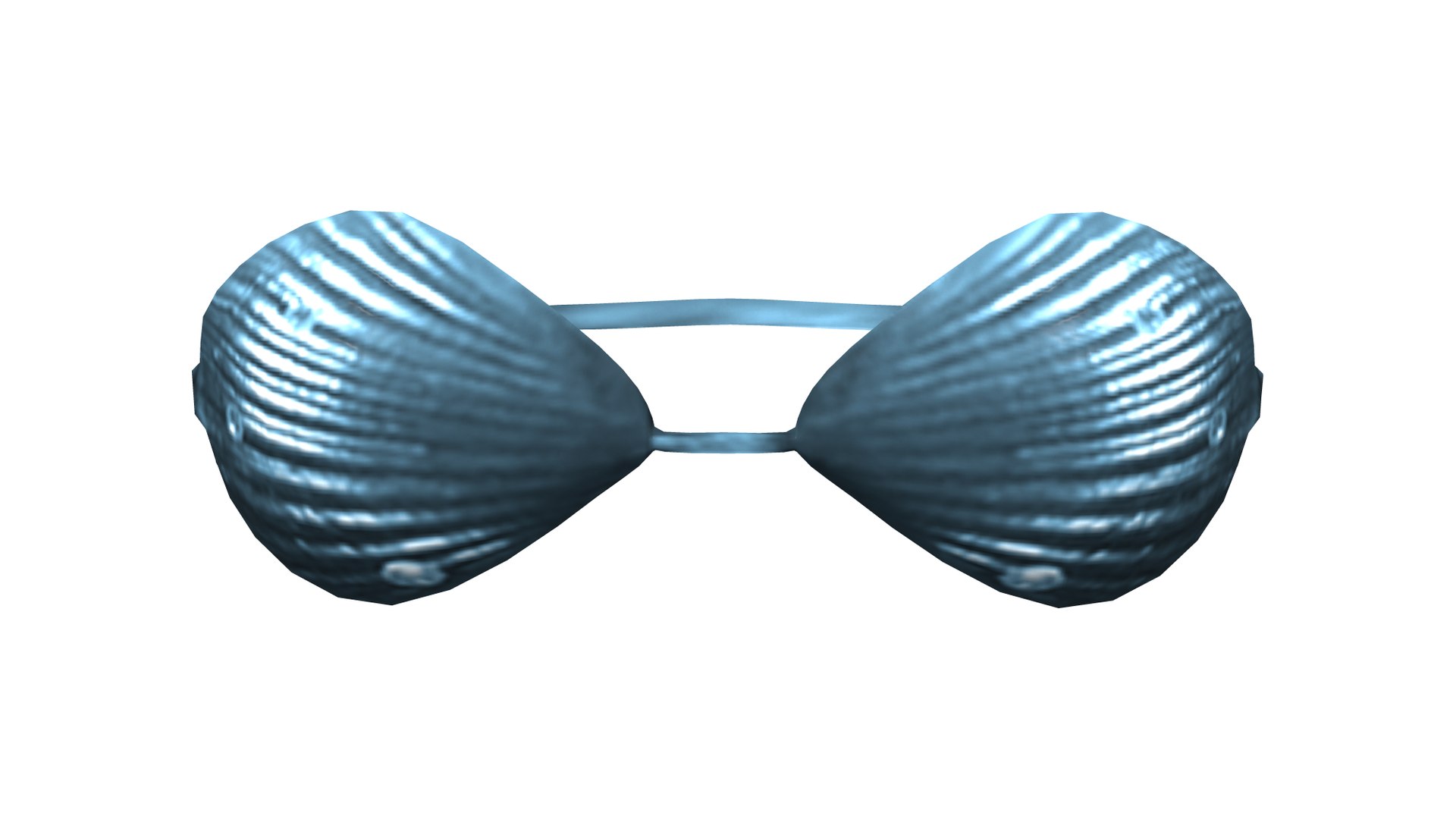 3D Mermaid Shell Bra - TurboSquid 1889283