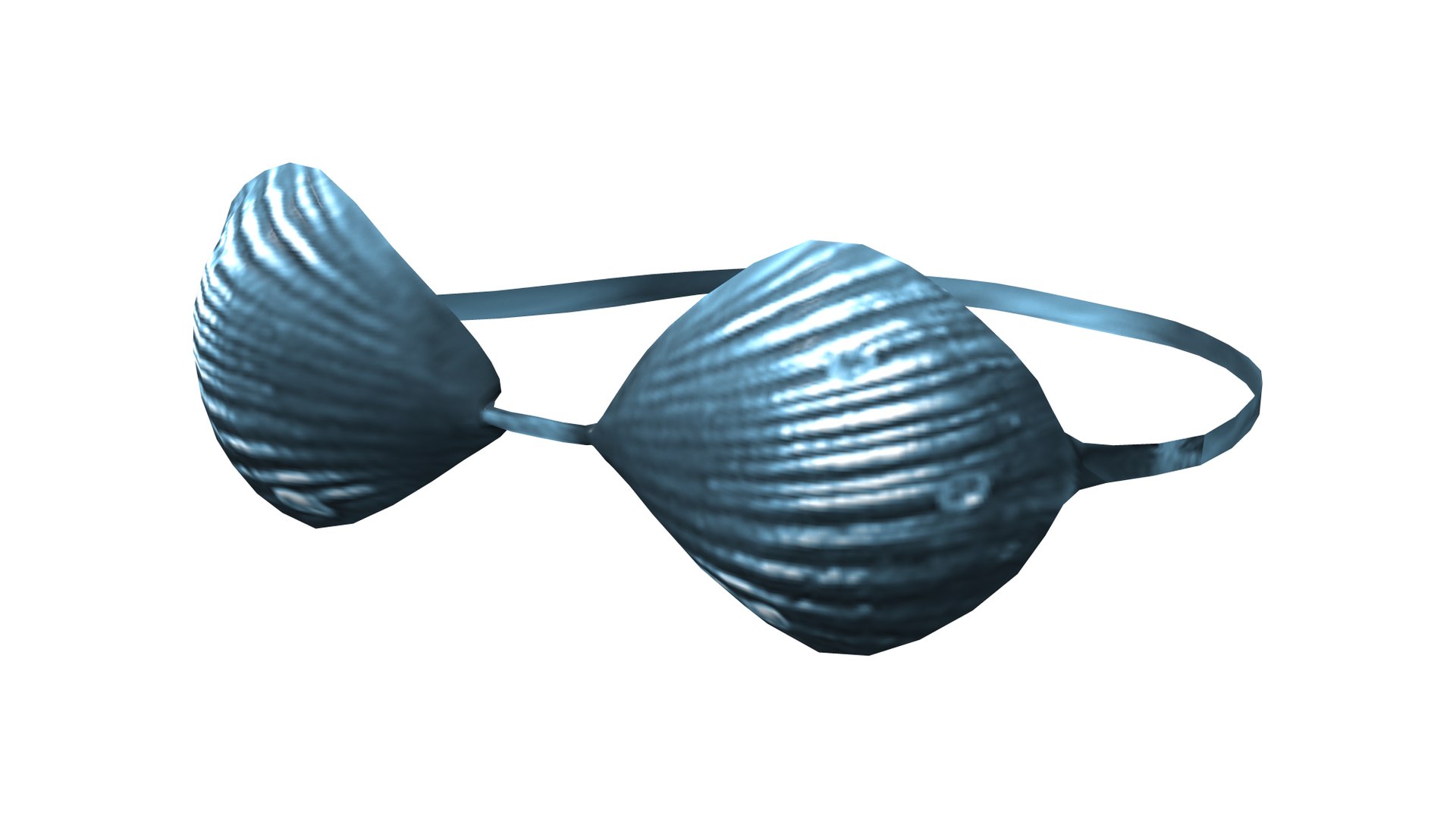 3D Mermaid Shell Bra - TurboSquid 1889283