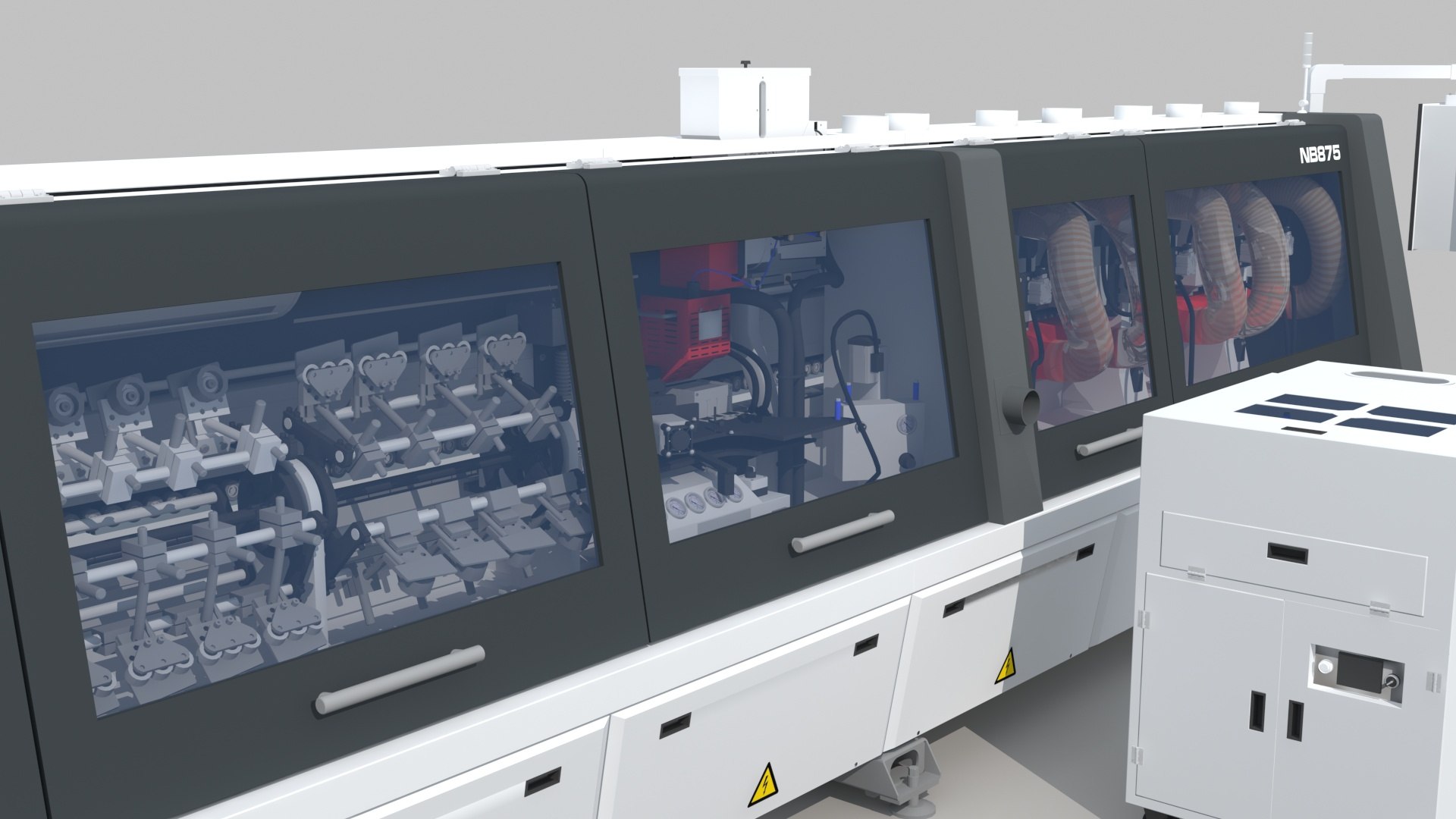 3D Model Soft Forming Automatic Edge Banding Machine - TurboSquid 2277586