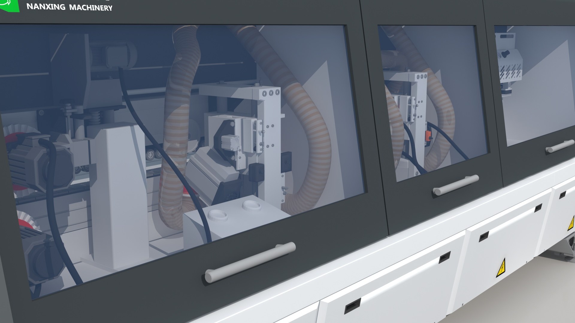 3D Model Soft Forming Automatic Edge Banding Machine - TurboSquid 2277586