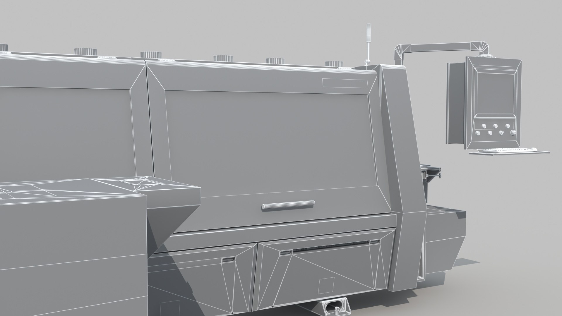 3D Model Soft Forming Automatic Edge Banding Machine - TurboSquid 2277586