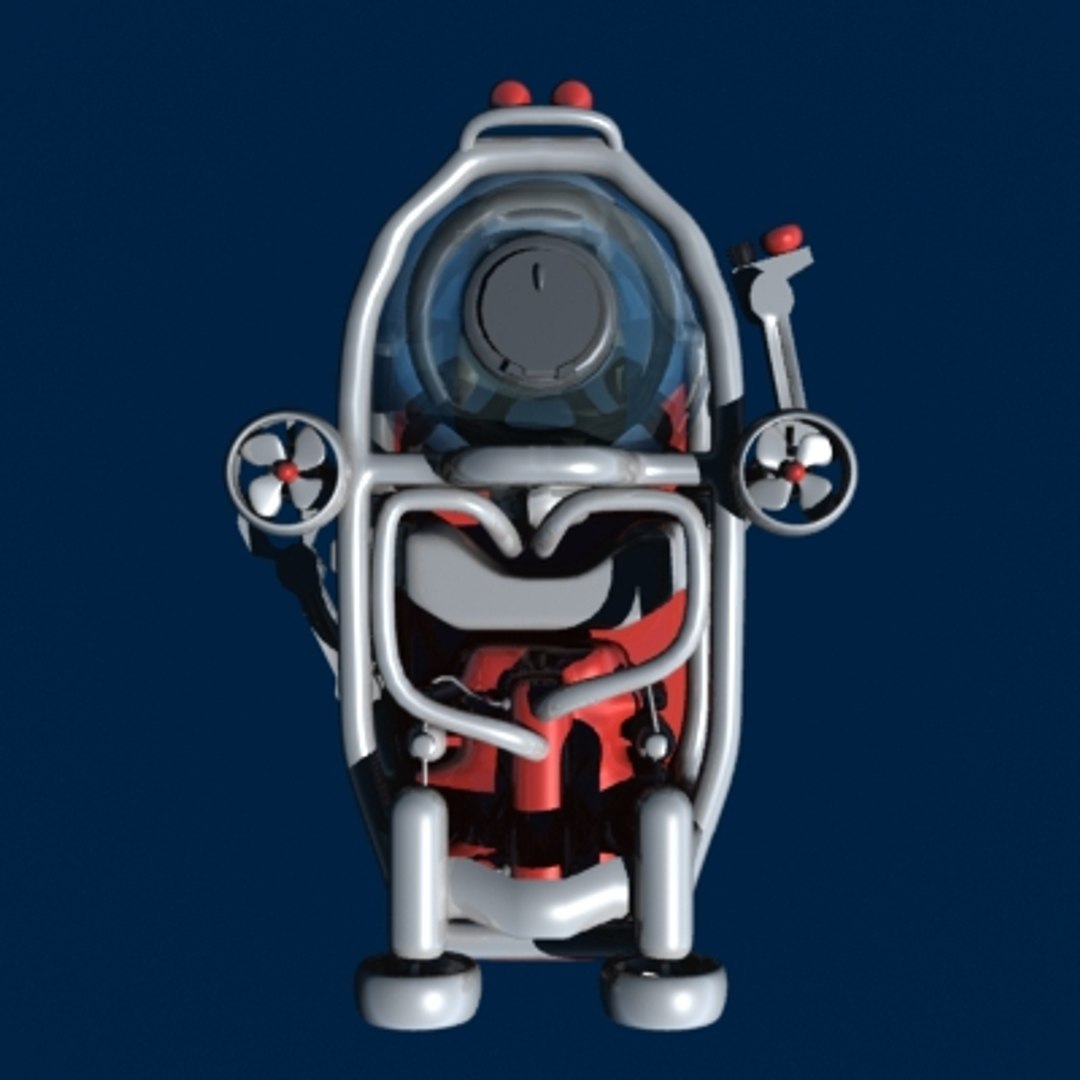 3d Model Mini Sub