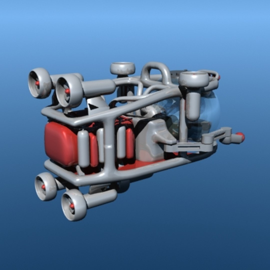 3d Model Mini Sub