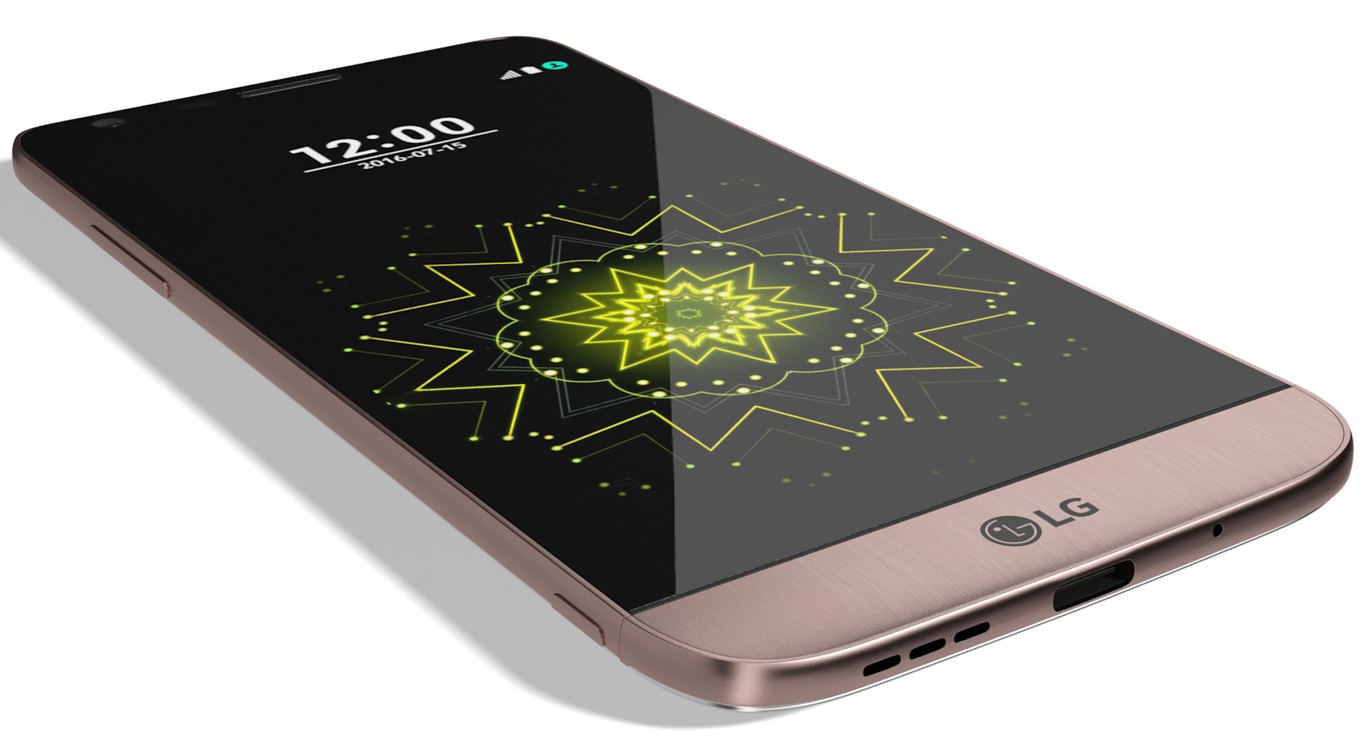 realistic lg g5 pink 3ds