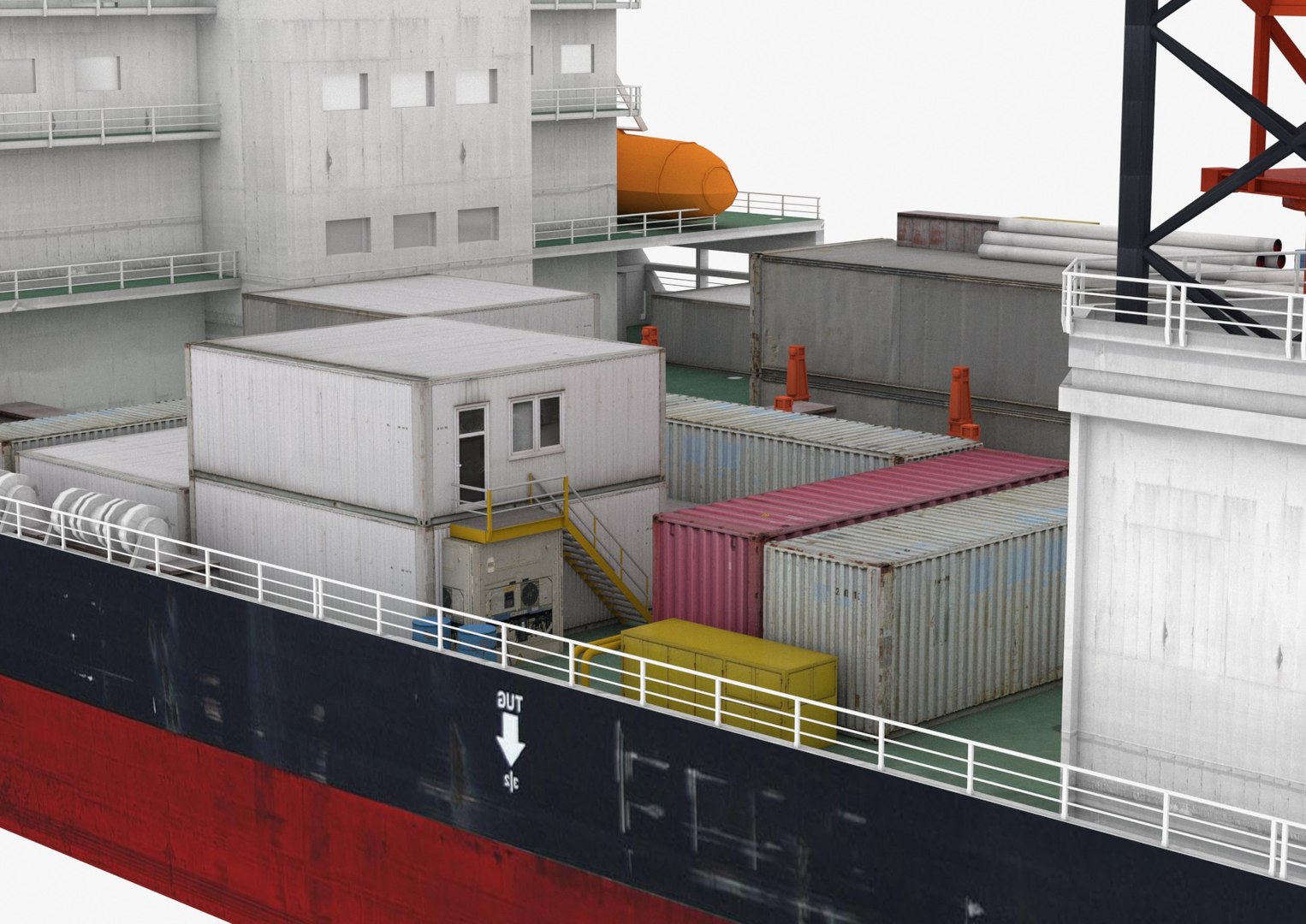 3D Wind Farm Jacket Construction 3D Model - TurboSquid 2183421