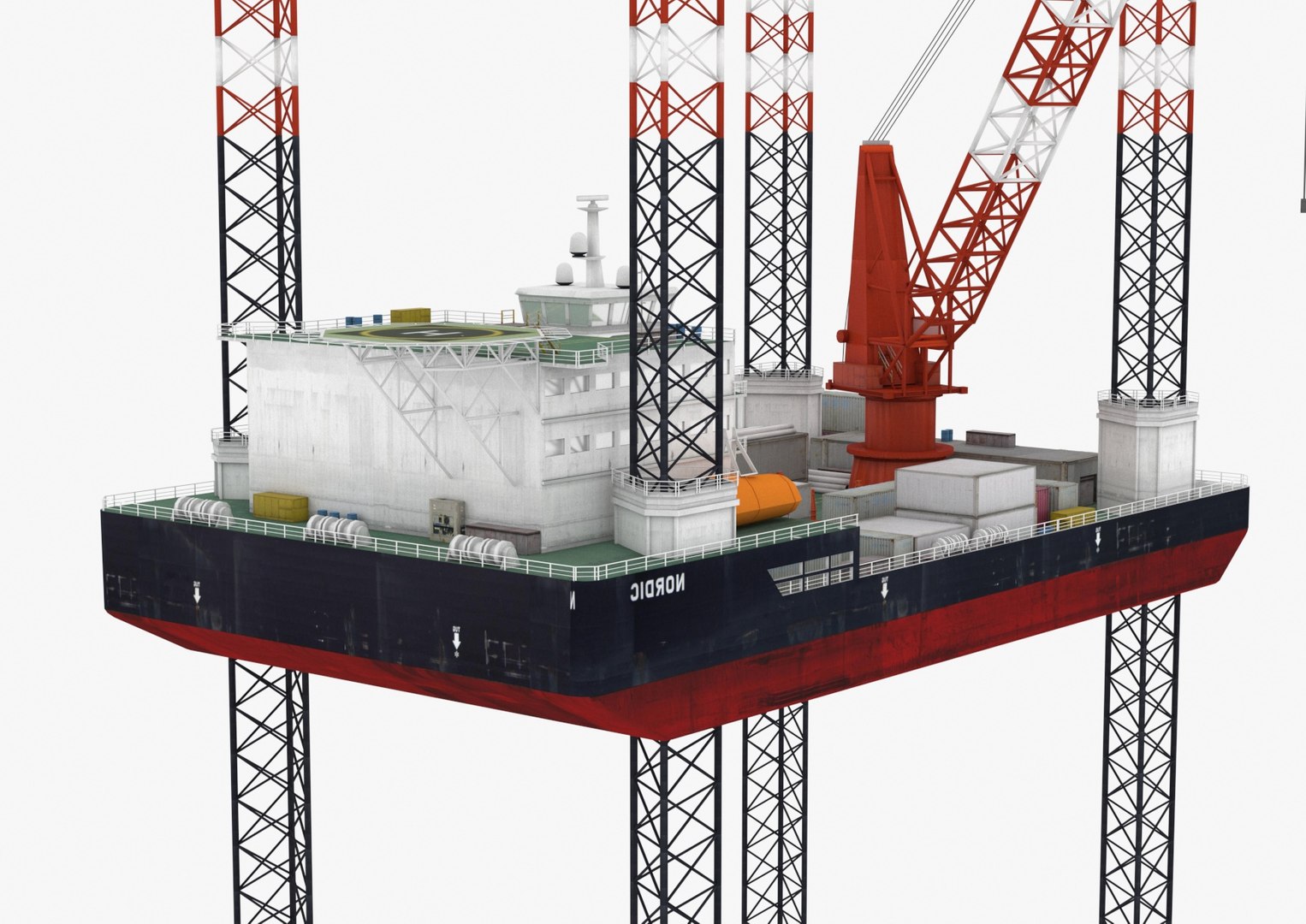 3D Wind Farm Jacket Construction 3D Model - TurboSquid 2183421