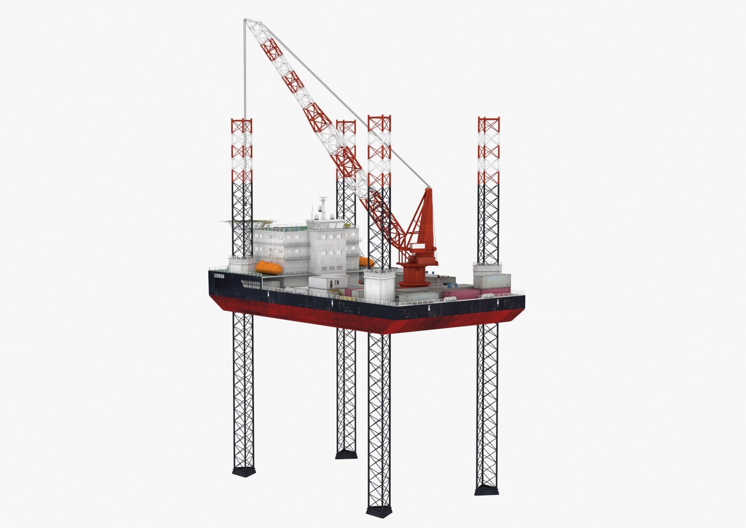 3D Wind Farm Jacket Construction 3D Model - TurboSquid 2183421