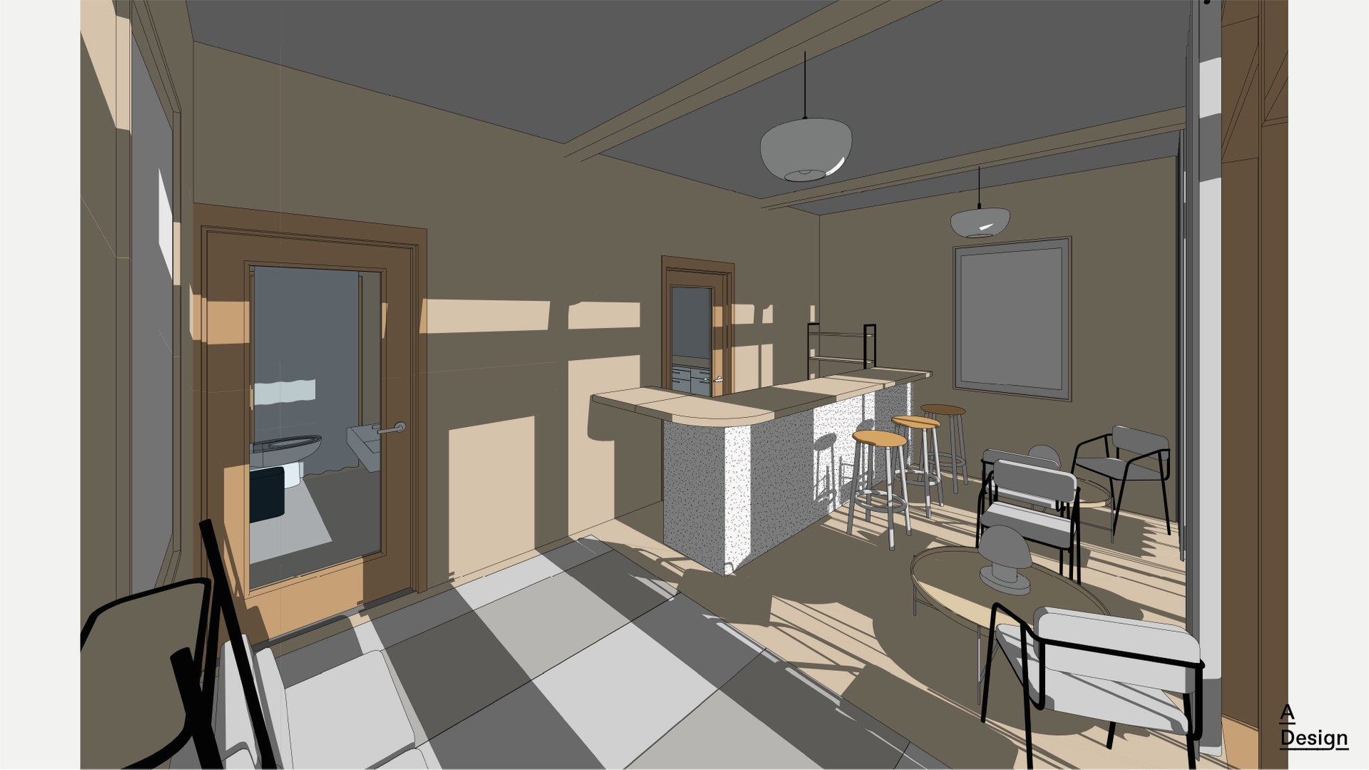 Bar - Revit Model 3D Model - TurboSquid 2162904