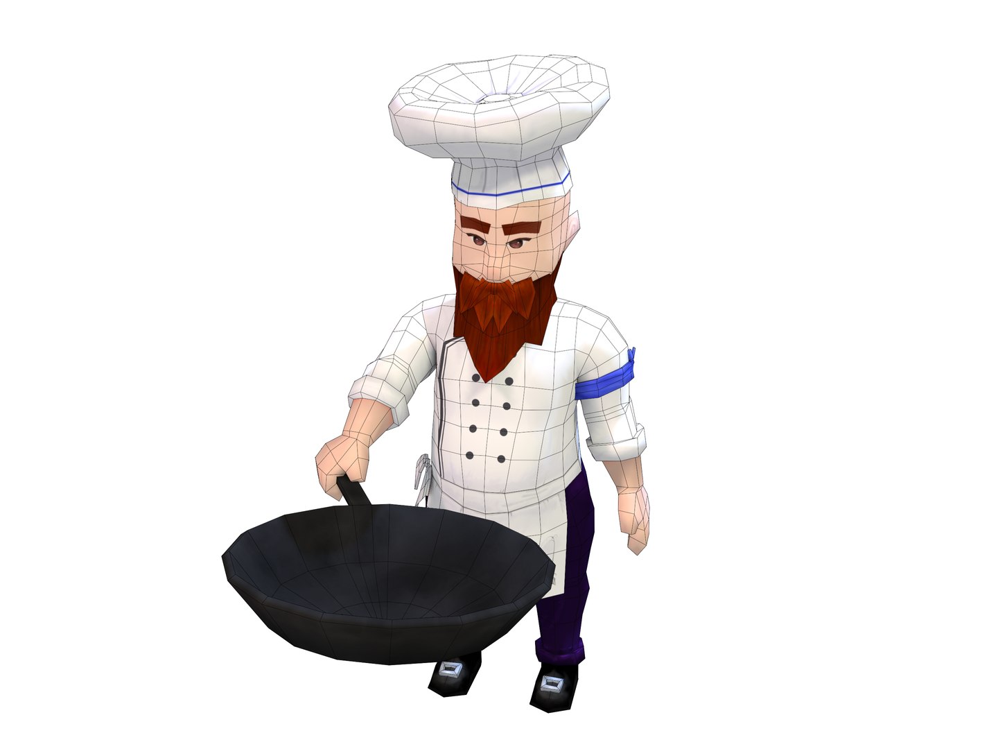 Stylized NPC - Chef 3D model - TurboSquid 2047266