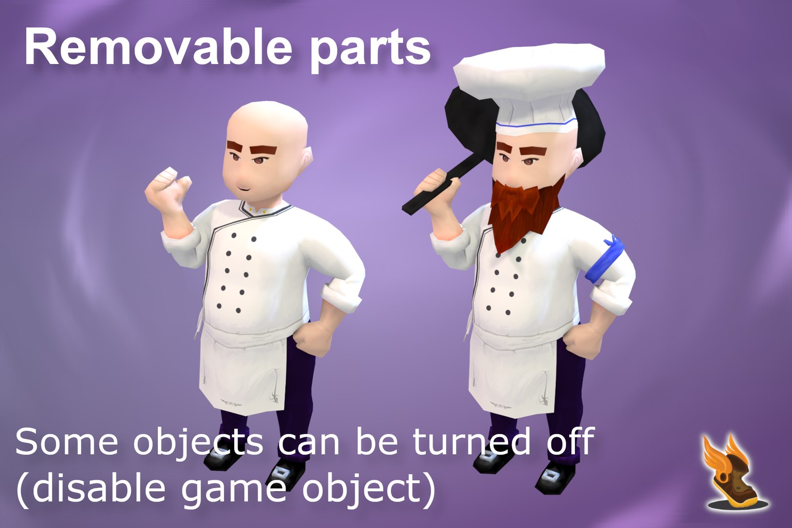 Stylized NPC - Chef 3D Model - TurboSquid 2047266