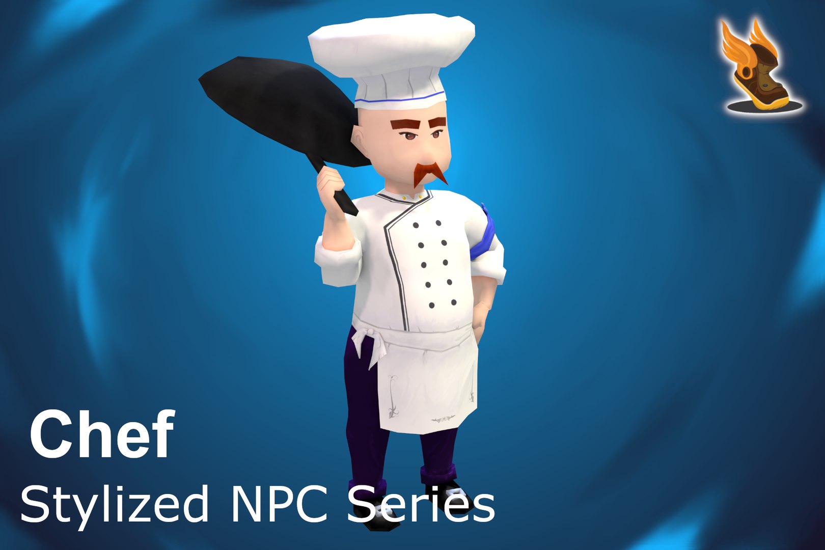 Stylized NPC - Chef 3D model - TurboSquid 2047266