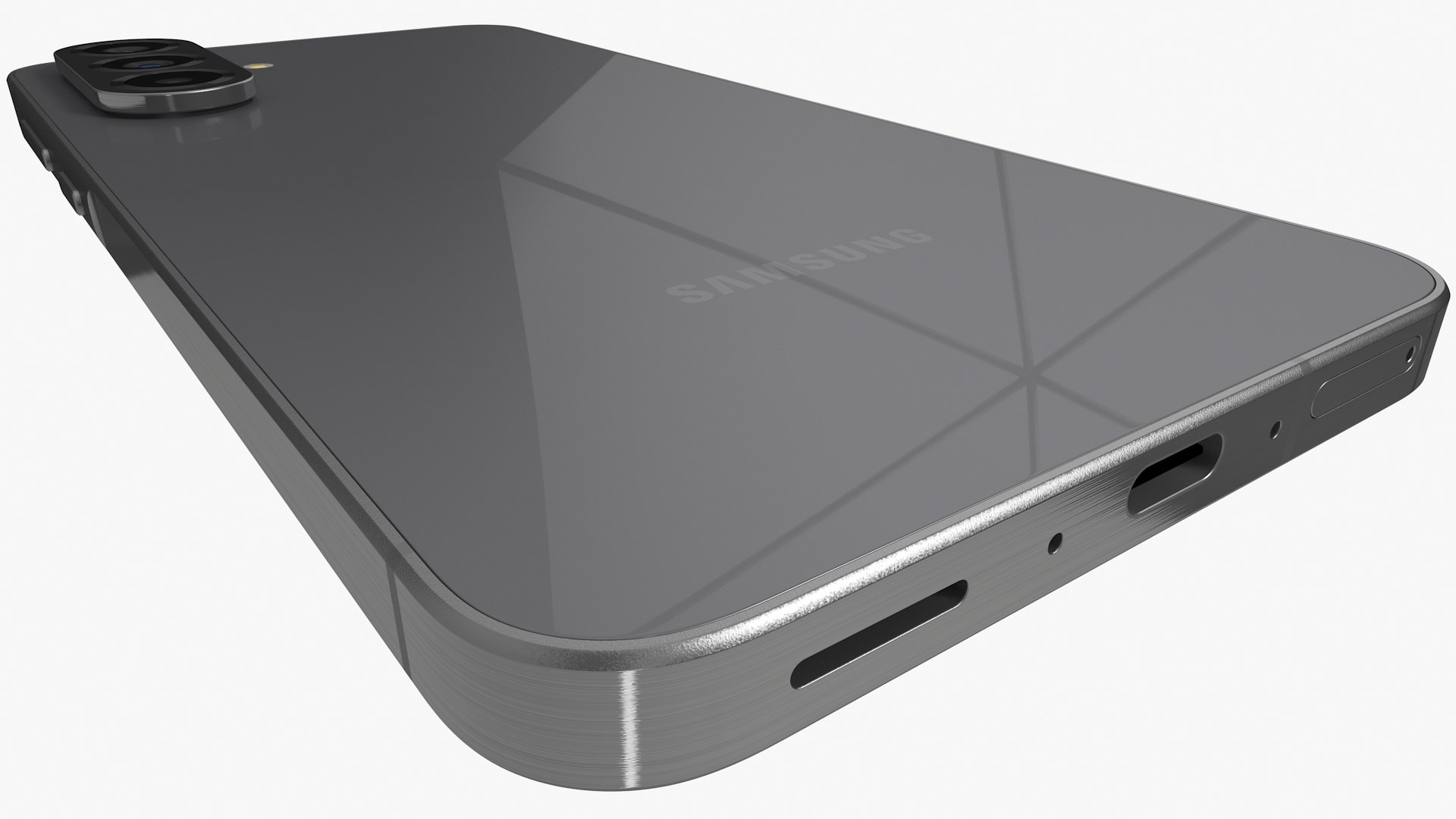 Samsung Galaxy A56 5G Graphite 3D Model - TurboSquid 2369326