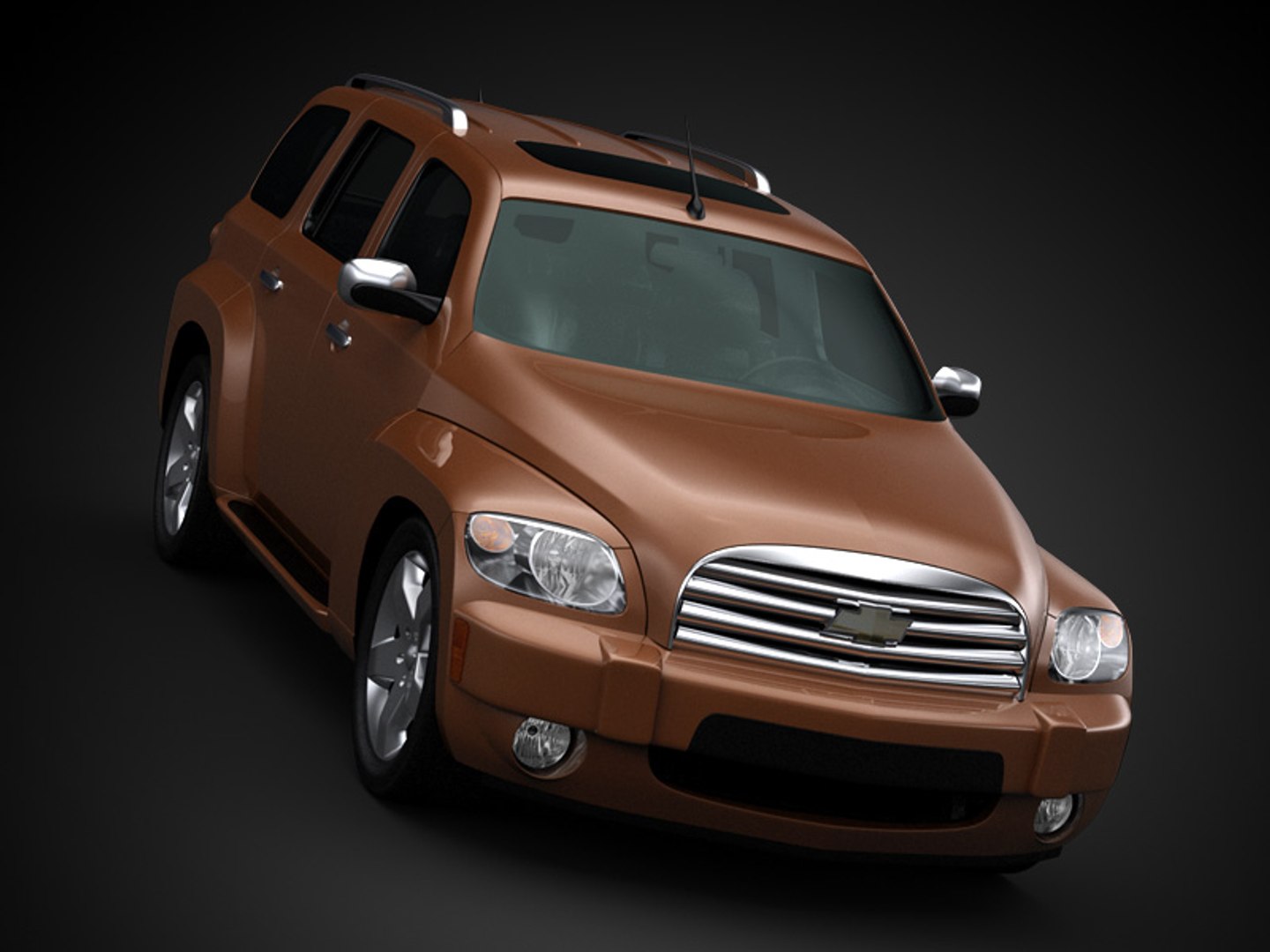 2010 Chevrolet HHR 3D-Modell - TurboSquid 428273