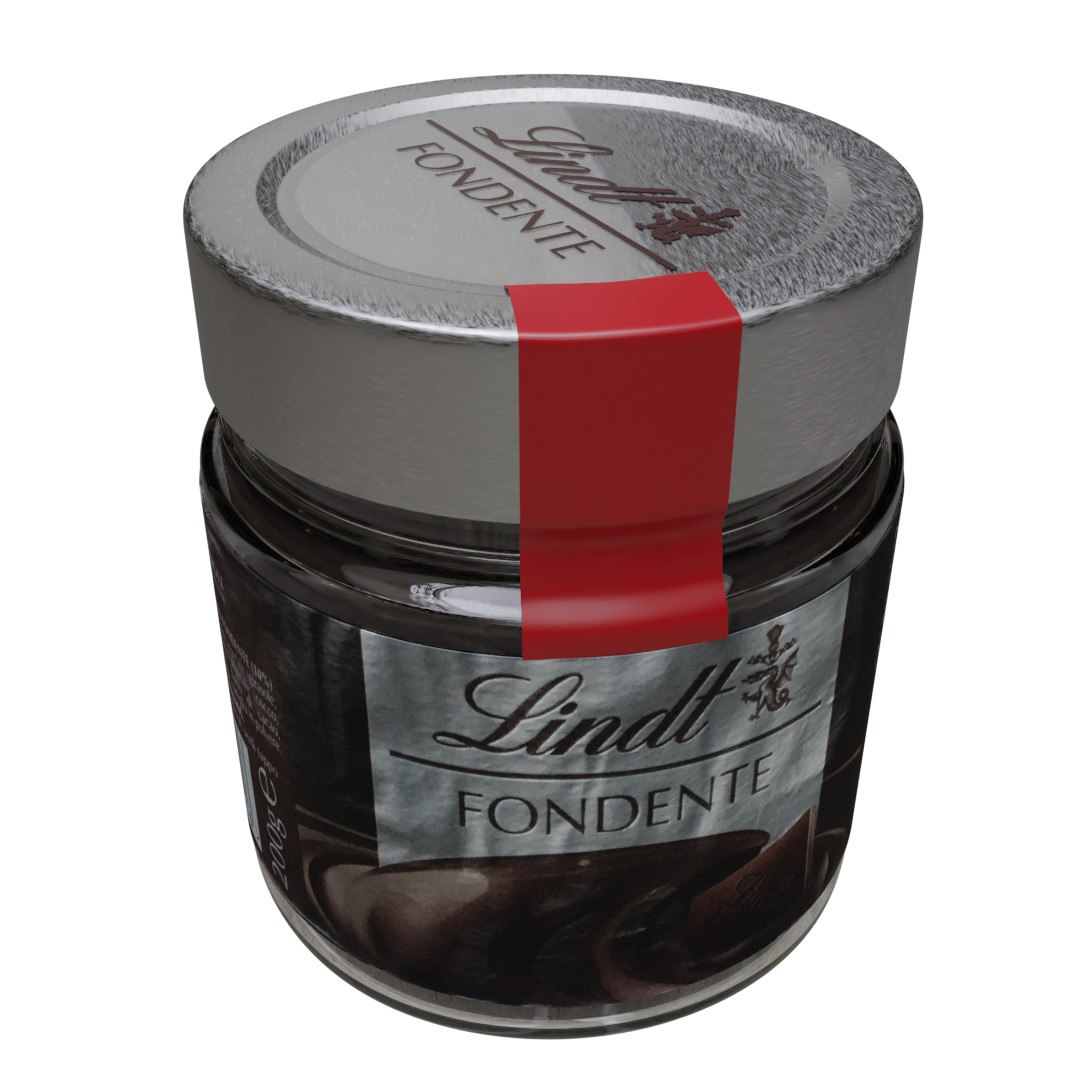 Jar Lindt Chocolate Spread 3D - TurboSquid 1623582