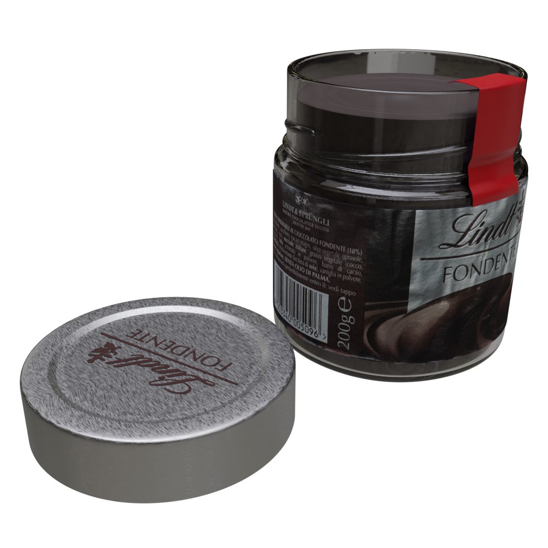 Jar Lindt Chocolate Spread 3D - TurboSquid 1623582