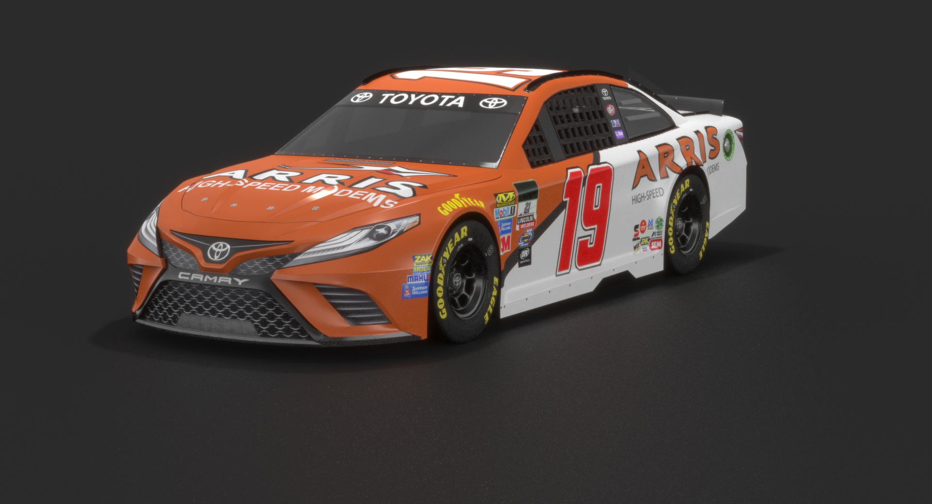 3D Joe Gibbs Racing Nascar - TurboSquid 1253583