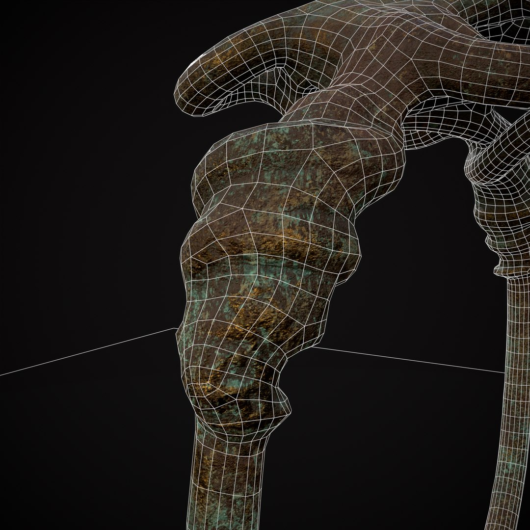 3D Corroded Twisted Wire Gold Ring Model - TurboSquid 1989153