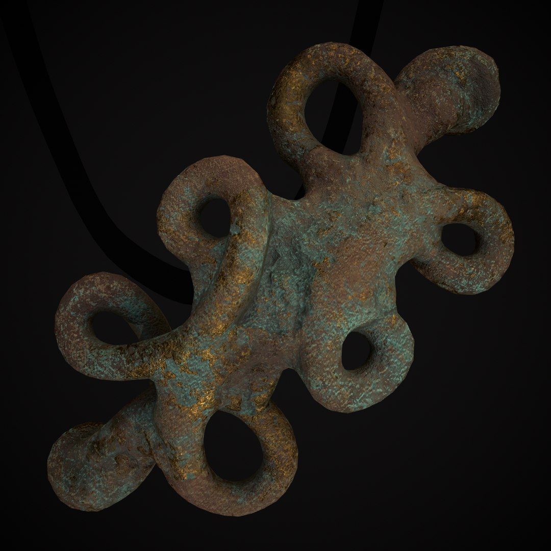 3D Corroded Twisted Wire Gold Ring Model - TurboSquid 1989153