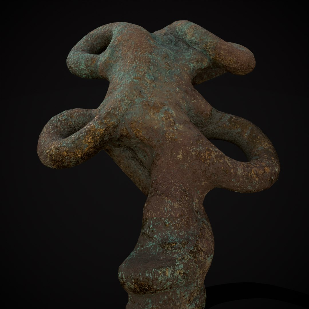 3D Corroded Twisted Wire Gold Ring Model - TurboSquid 1989153