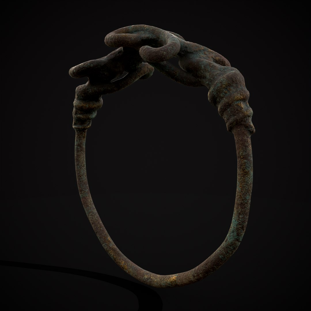 3D Corroded Twisted Wire Gold Ring Model - TurboSquid 1989153