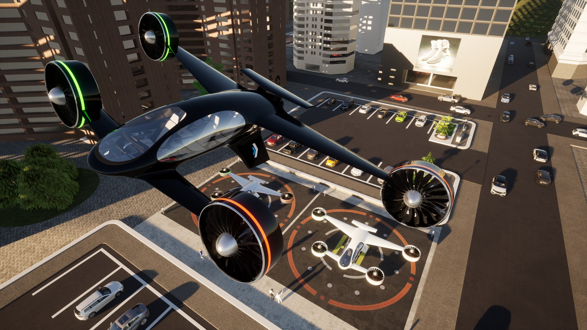 3D Sbx Flying Vehicle Concept - TurboSquid 1542379