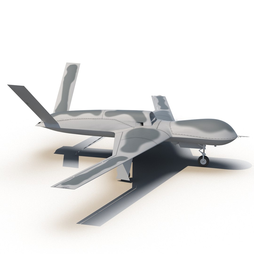 general atomics avenger uav 3d 3ds