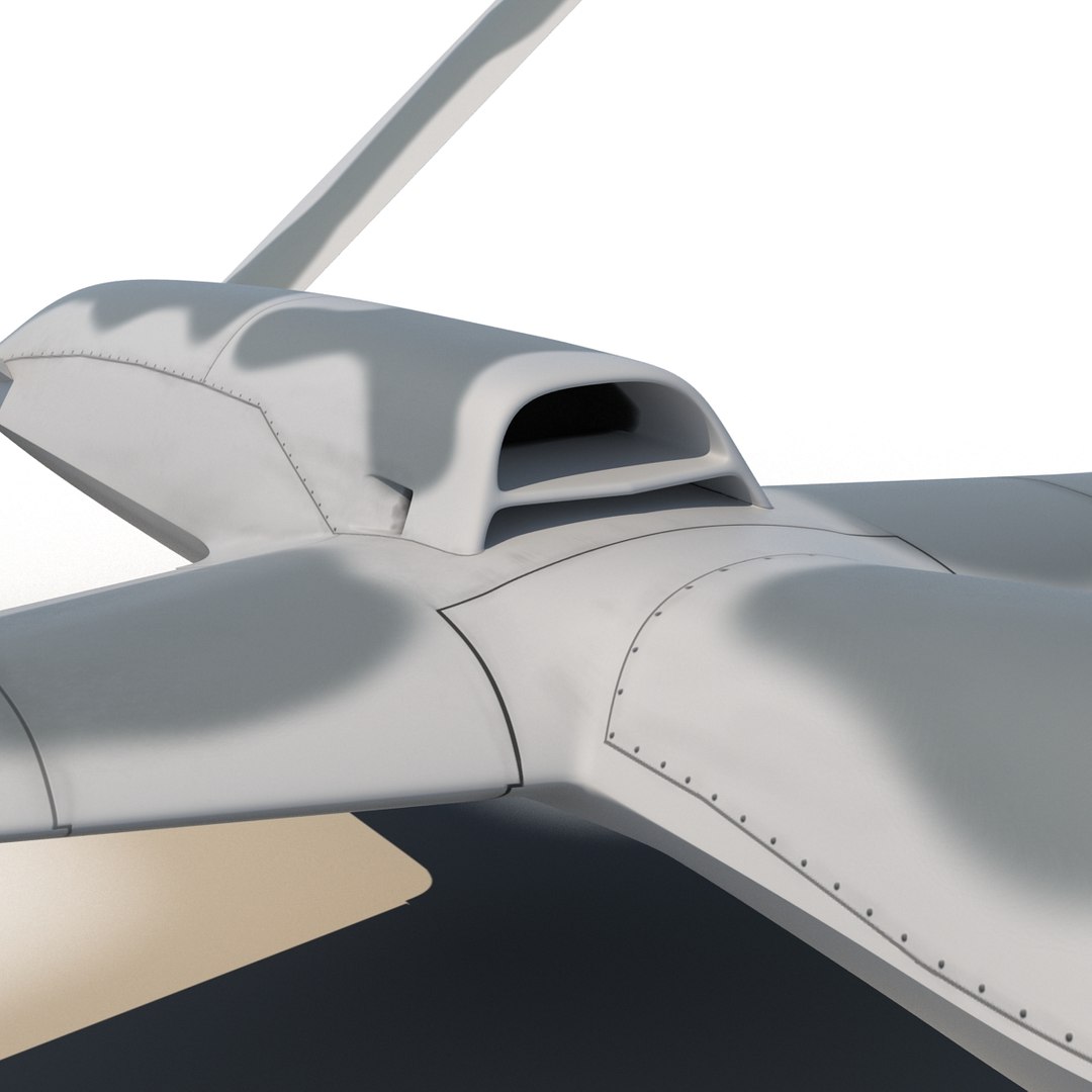 general atomics avenger uav 3d 3ds