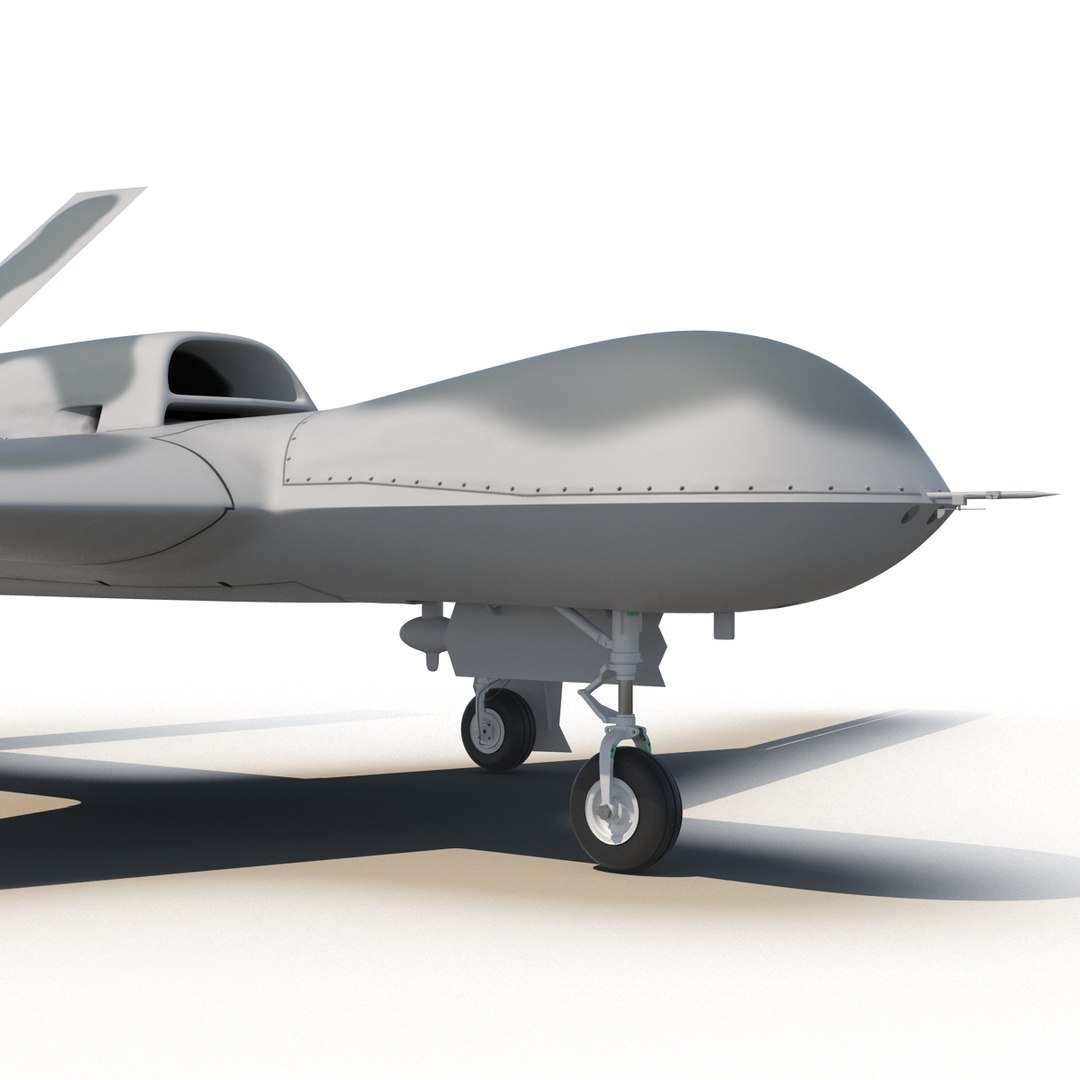 general atomics avenger uav 3d 3ds