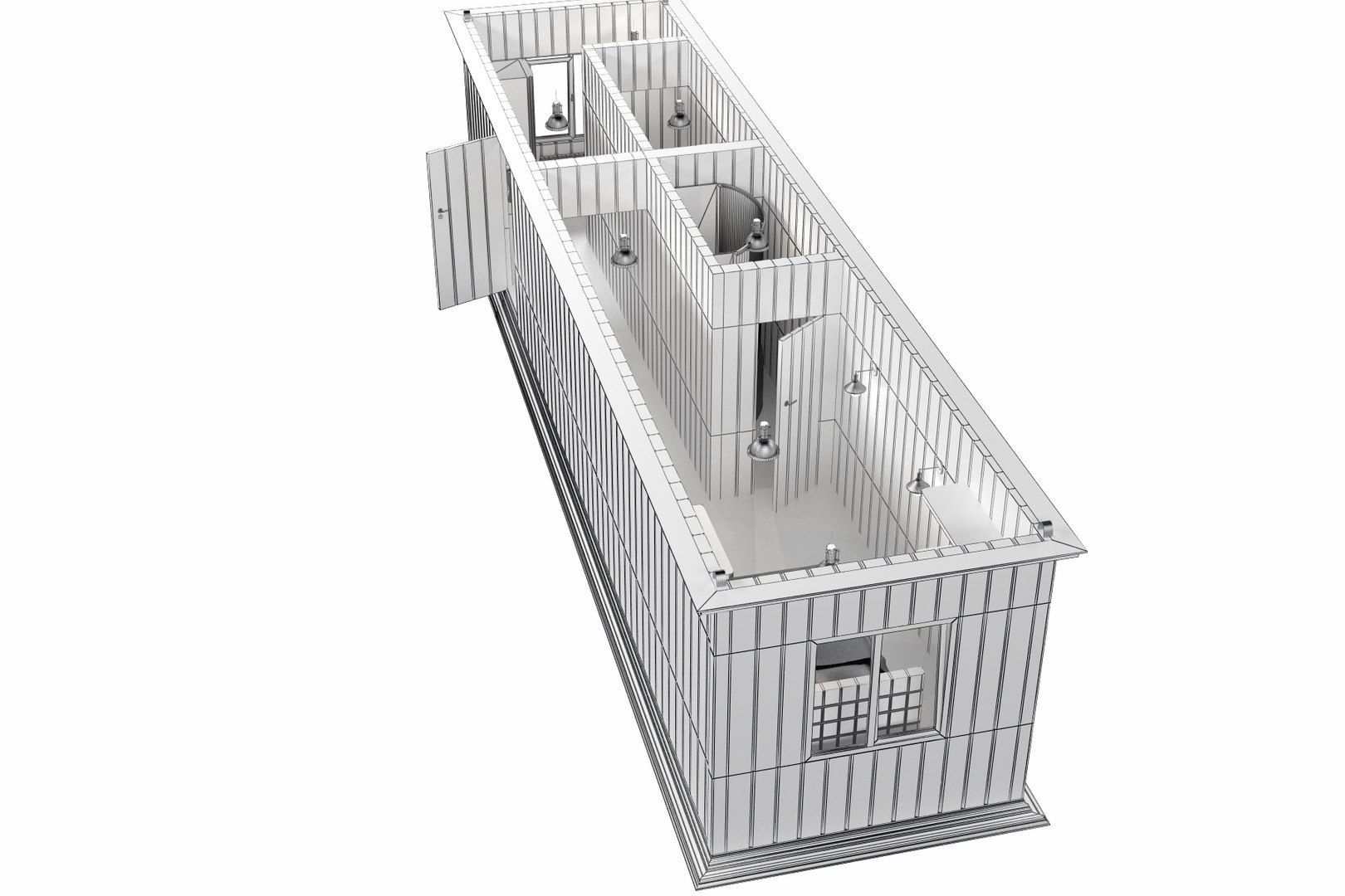 3D Block Container Interior - TurboSquid 1215511