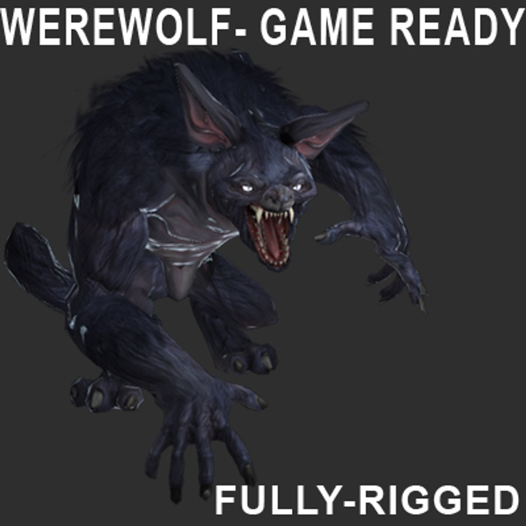Werewolf Character 3d Max