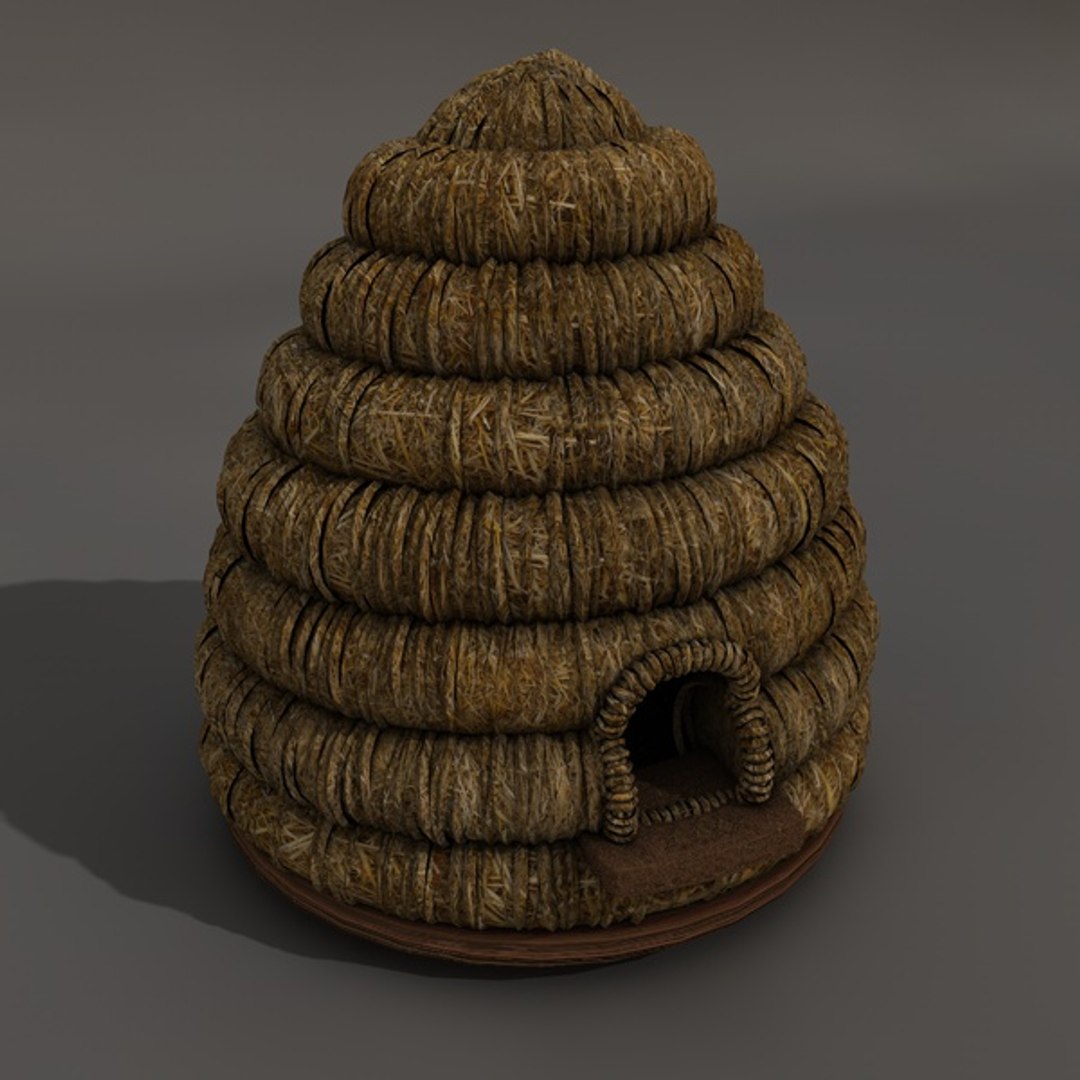 3d Model Beehive Bee