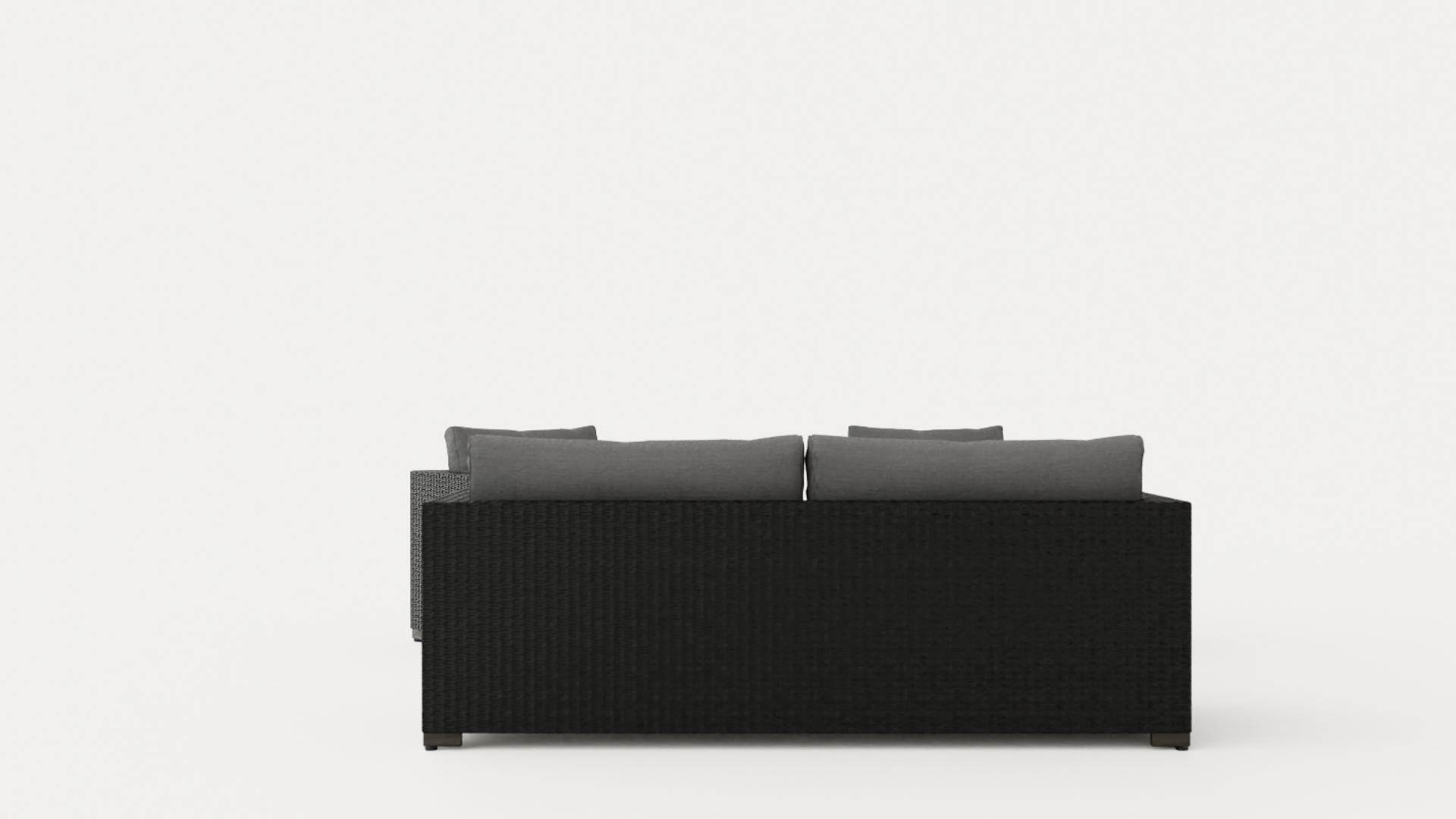 Ninja Sofa Group Black Model - TurboSquid 2241957