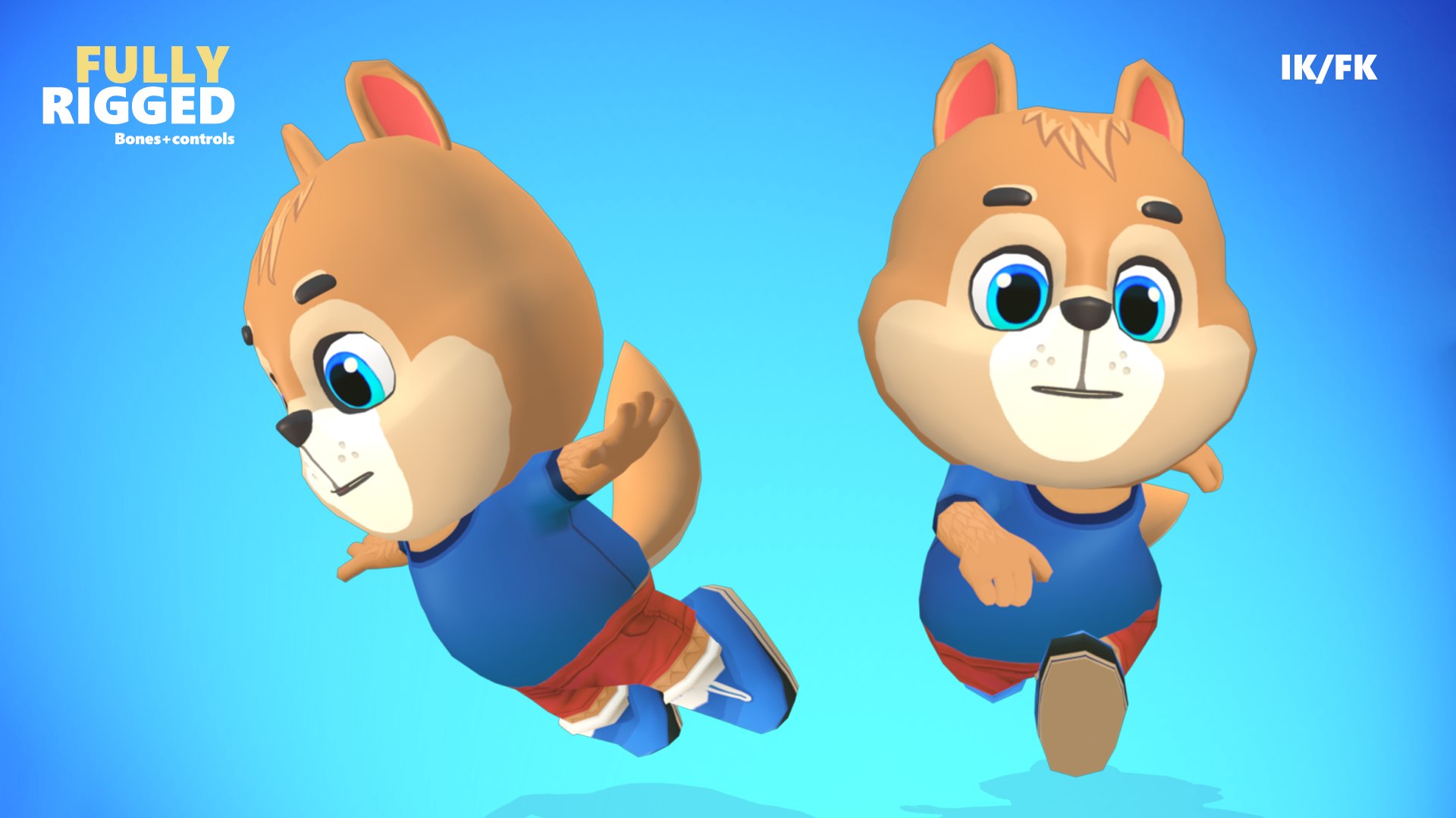 3D squirrel animations rig - TurboSquid 1706559