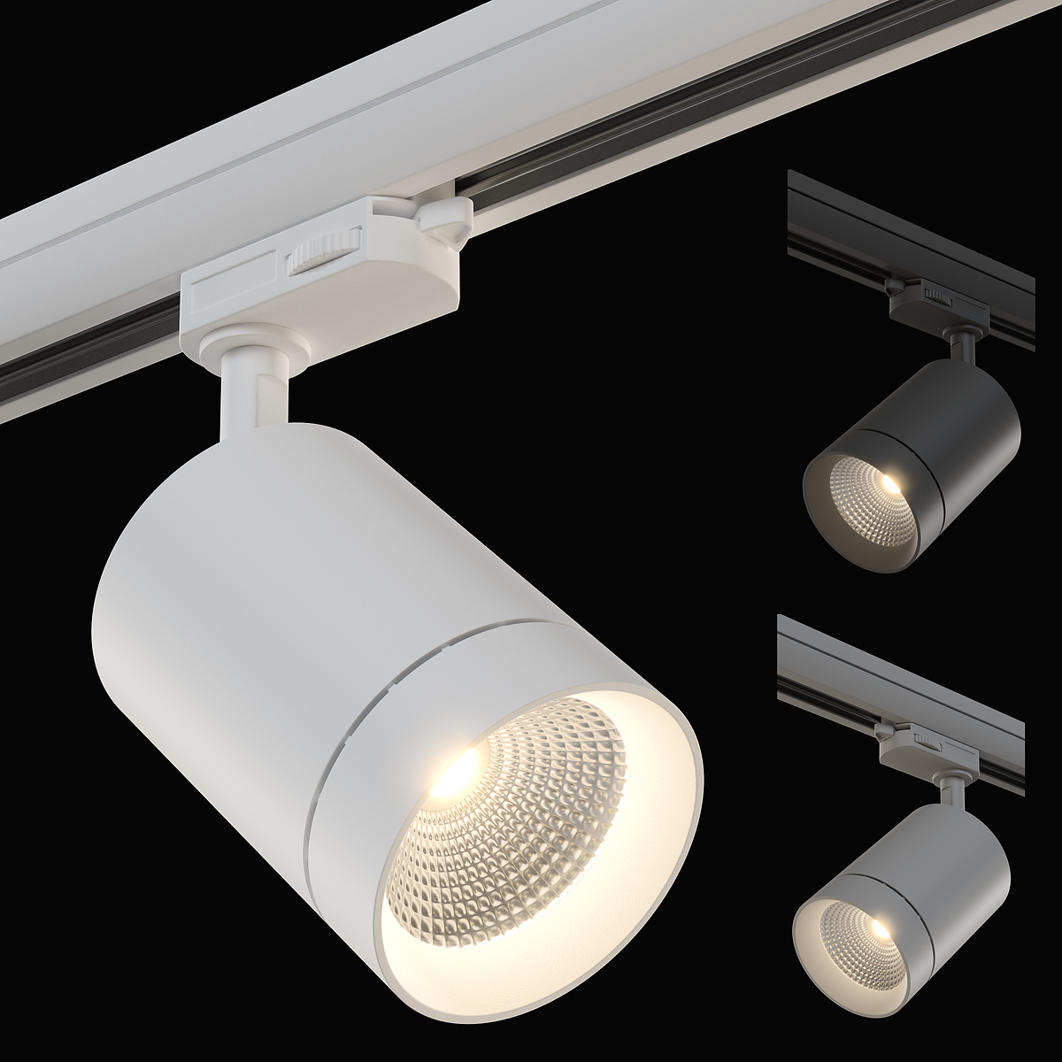 3D 3015x2 canno lightstar track light model - TurboSquid 1291191