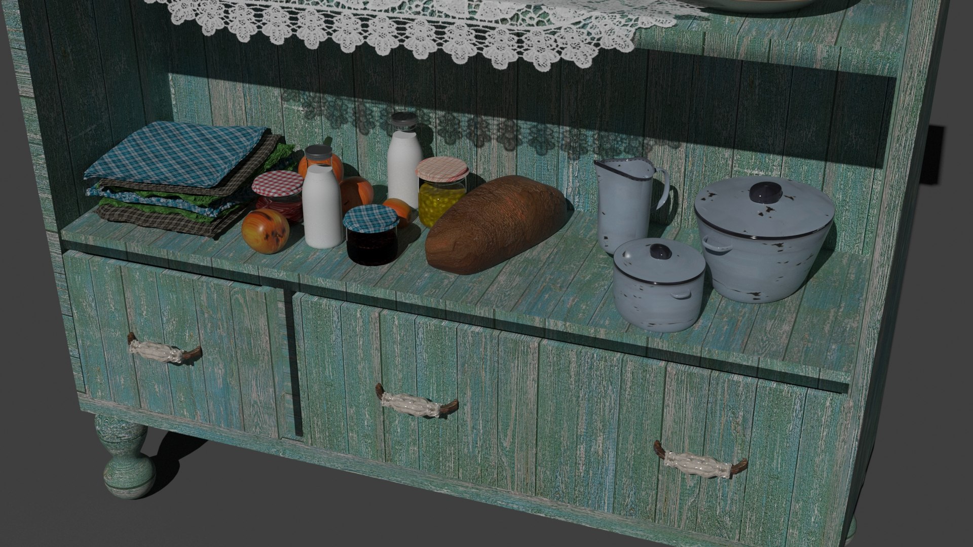 Cupboard 3D Model - TurboSquid 2178699