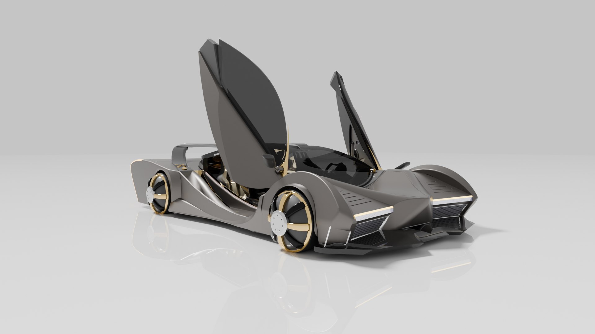 3D Titanium Car Model - TurboSquid 2325720
