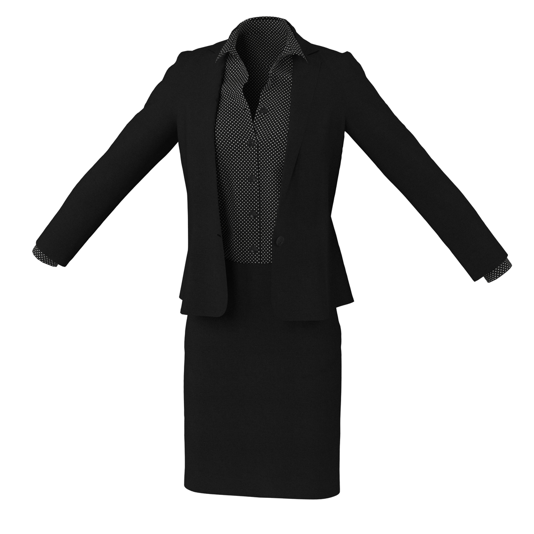 3d Woman Clothes Model