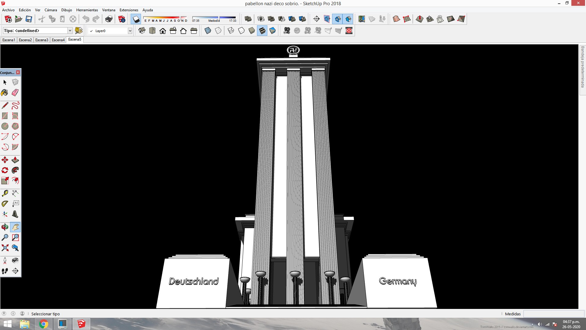 Nazi Germany Pavilion 1937 3D Model - TurboSquid 1566369